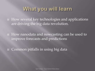 Big data making complex things simpler | PPT