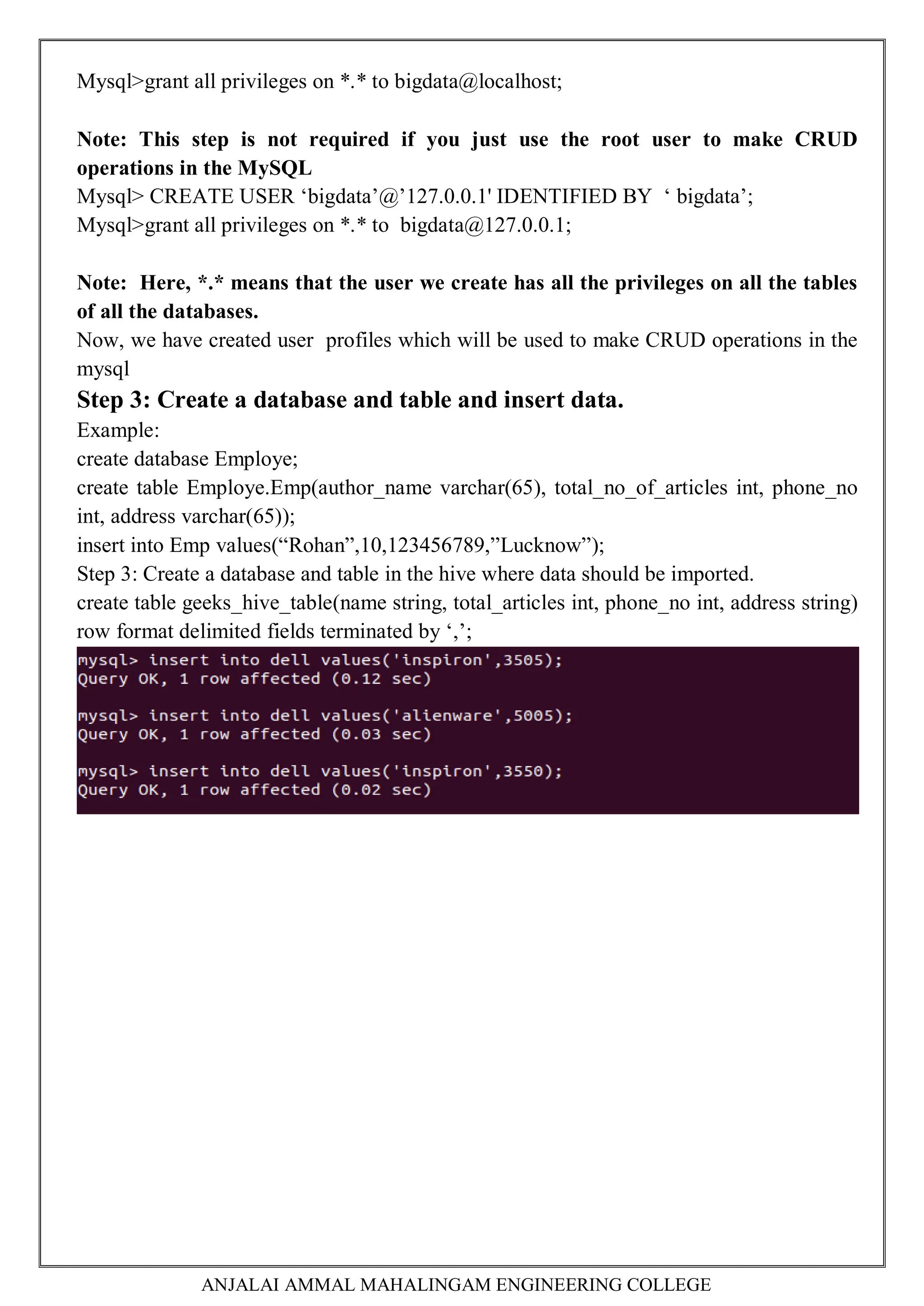 Bigdata Analytics Lab Manual Finalpdf