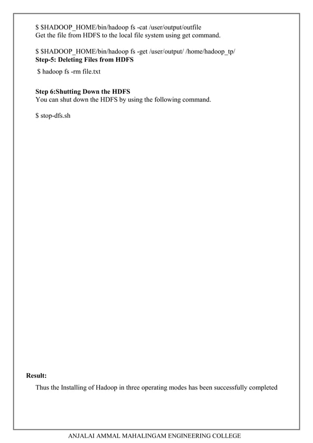Bigdata Analytics Lab Manual Finalpdf