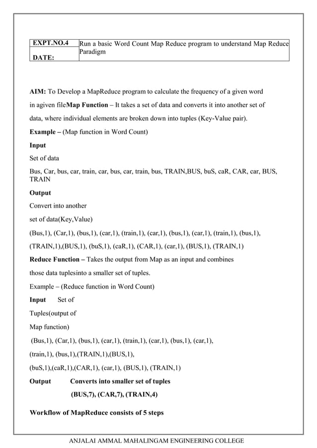 Bigdata Analytics Lab Manual Finalpdf