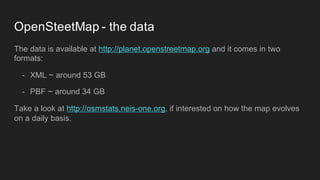 OpenStreetMap in the age of Spark | PPT