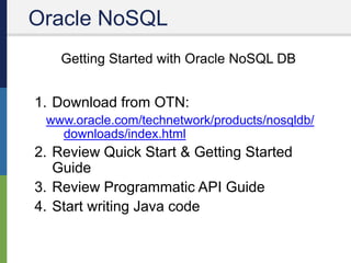 Big Data & Oracle Technologies | PPTX