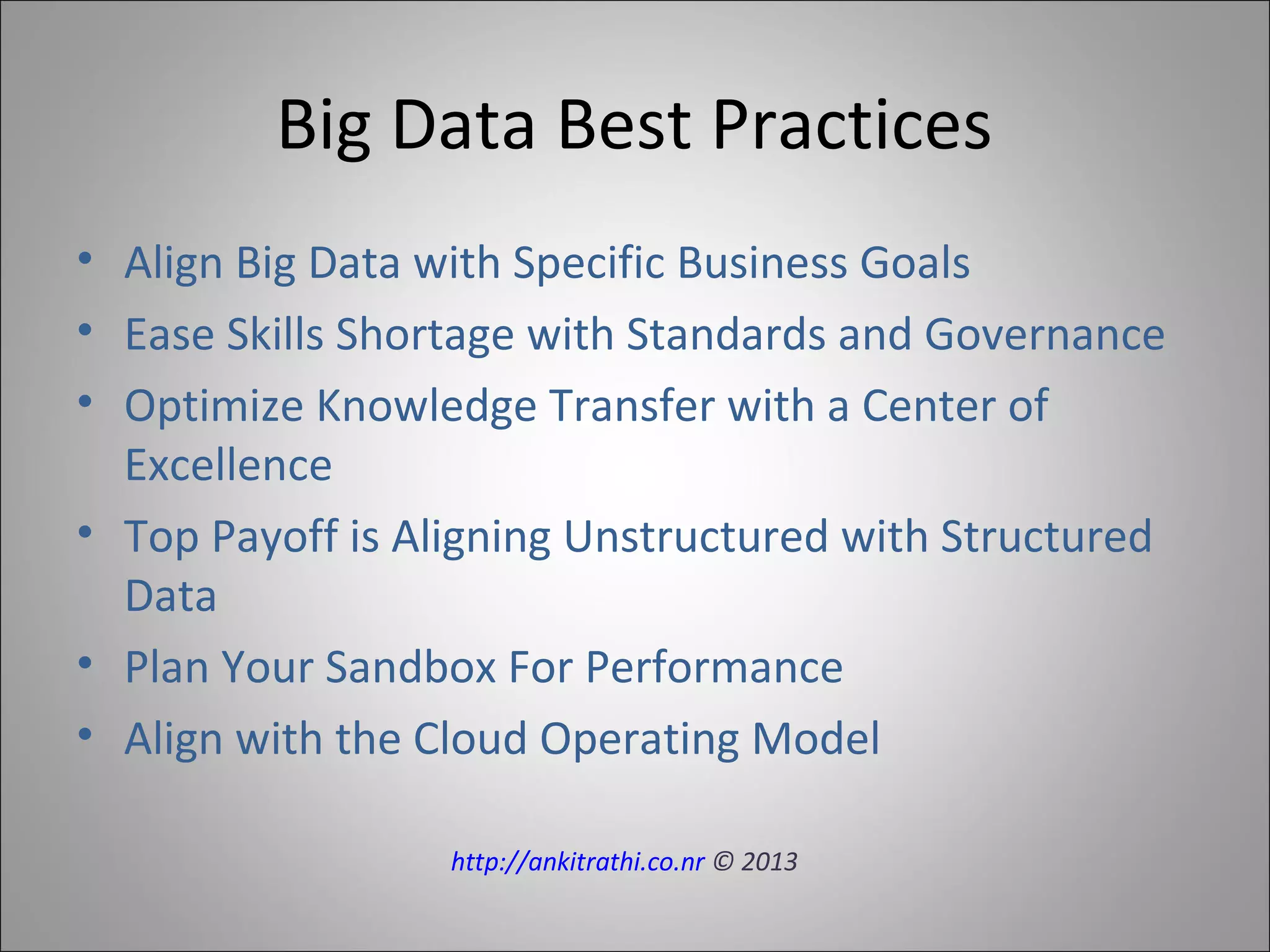 Big Data Overview Ppt