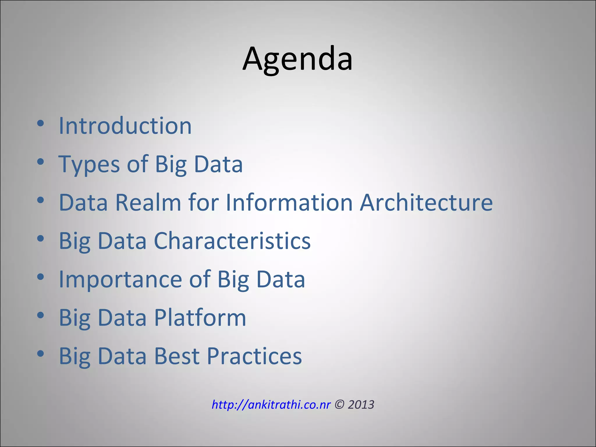 Big Data Overview | PPT | Free Download