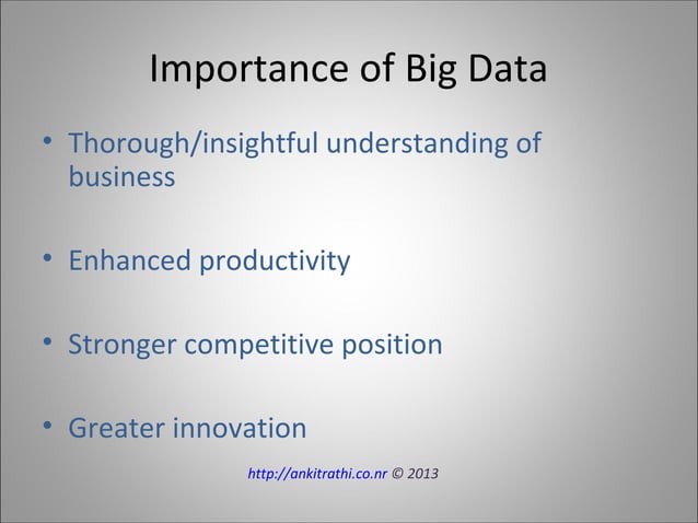 Big Data Overview | PPT