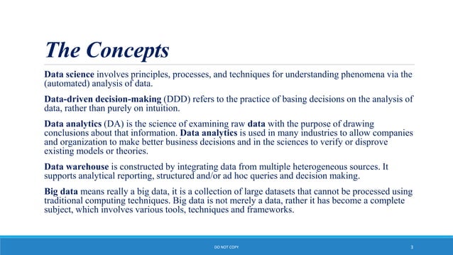 Big data overview | PPT | Free Download