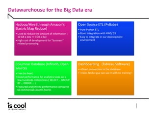 Big data paris 2011 is cool florian douetteau | PDF | Databases | Computer Software and Applications