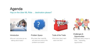 Big Data Pipelines and Machine Learning at Uber | PPTX