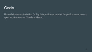 Big Data Platform Deployment Architecture | PPTX