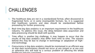 Big Data Analytics: A perspective in healthcare | PPTX