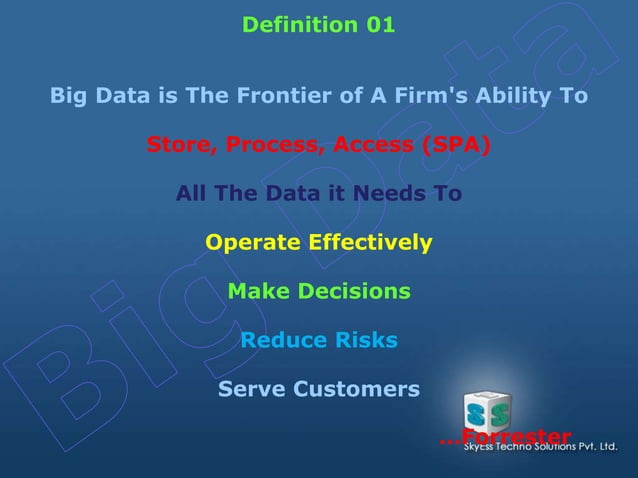 Bigdata presentation | PPSX | Data Storage and Warehousing | Computing