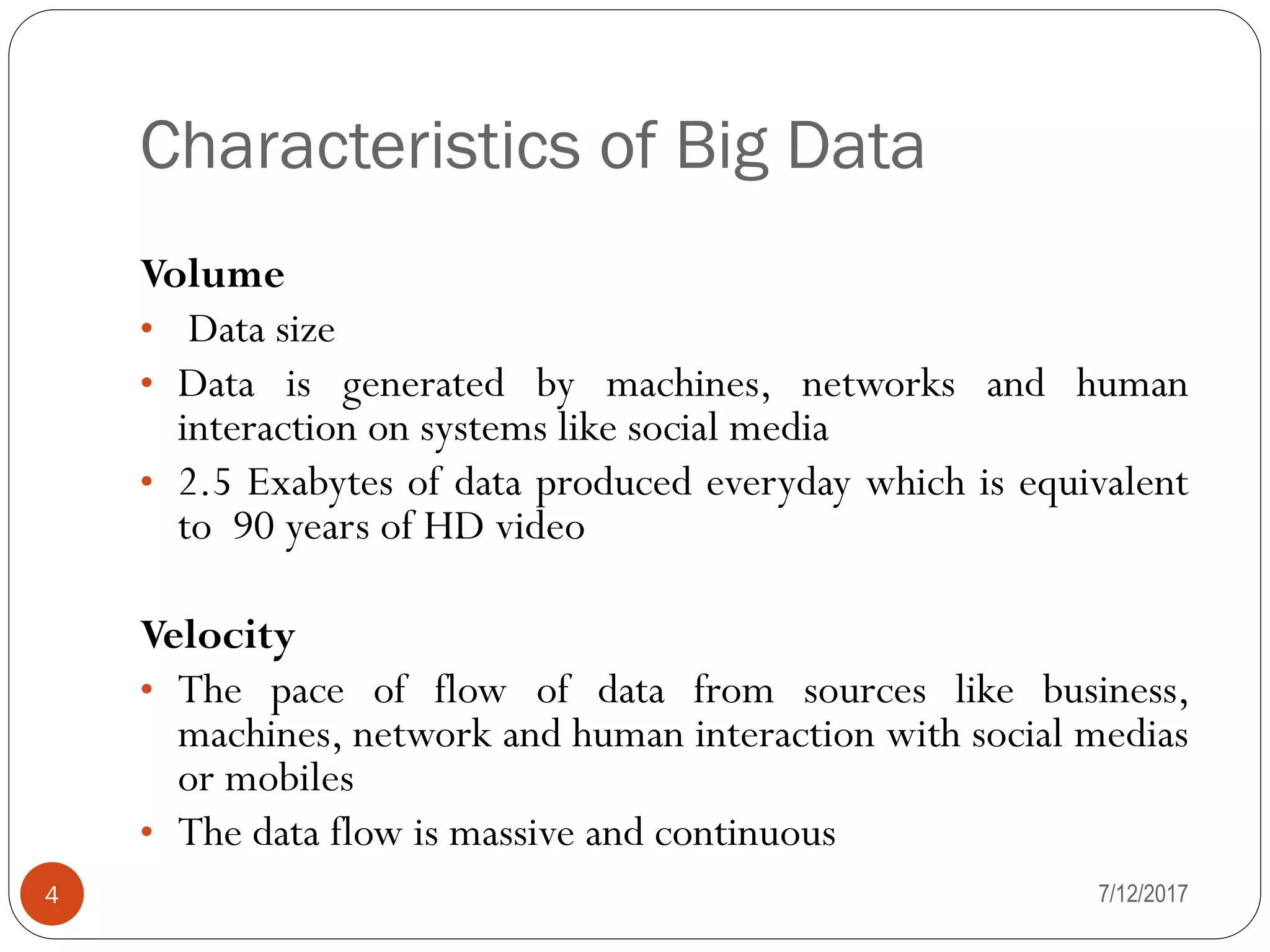 Big data presentation | PPT