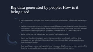 Big data presentation | PDF | Programming Languages | Computing