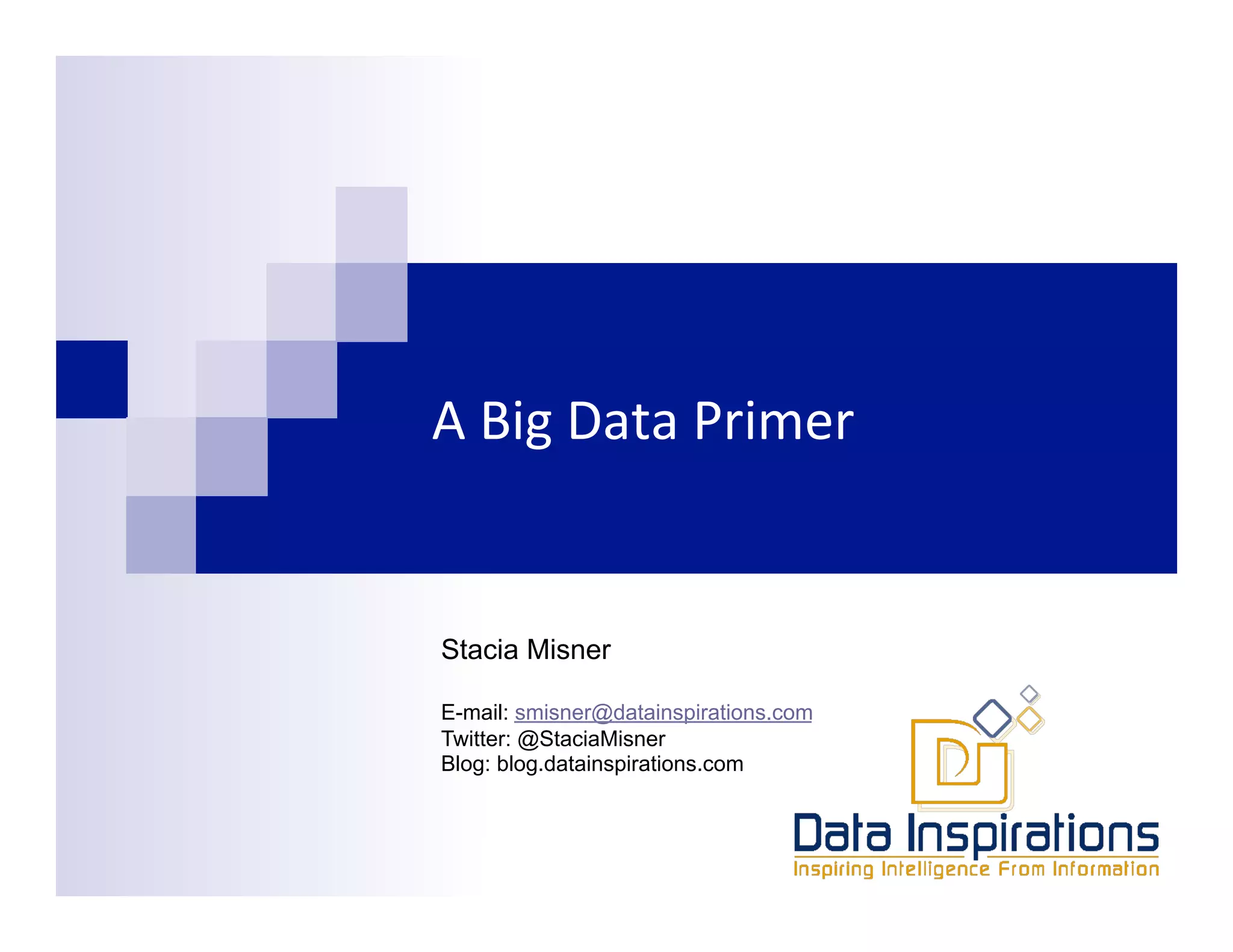 Big data primer | PPT