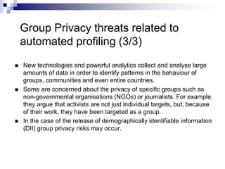 Big data analytics: from threatening privacy to challenging democracy | PPT