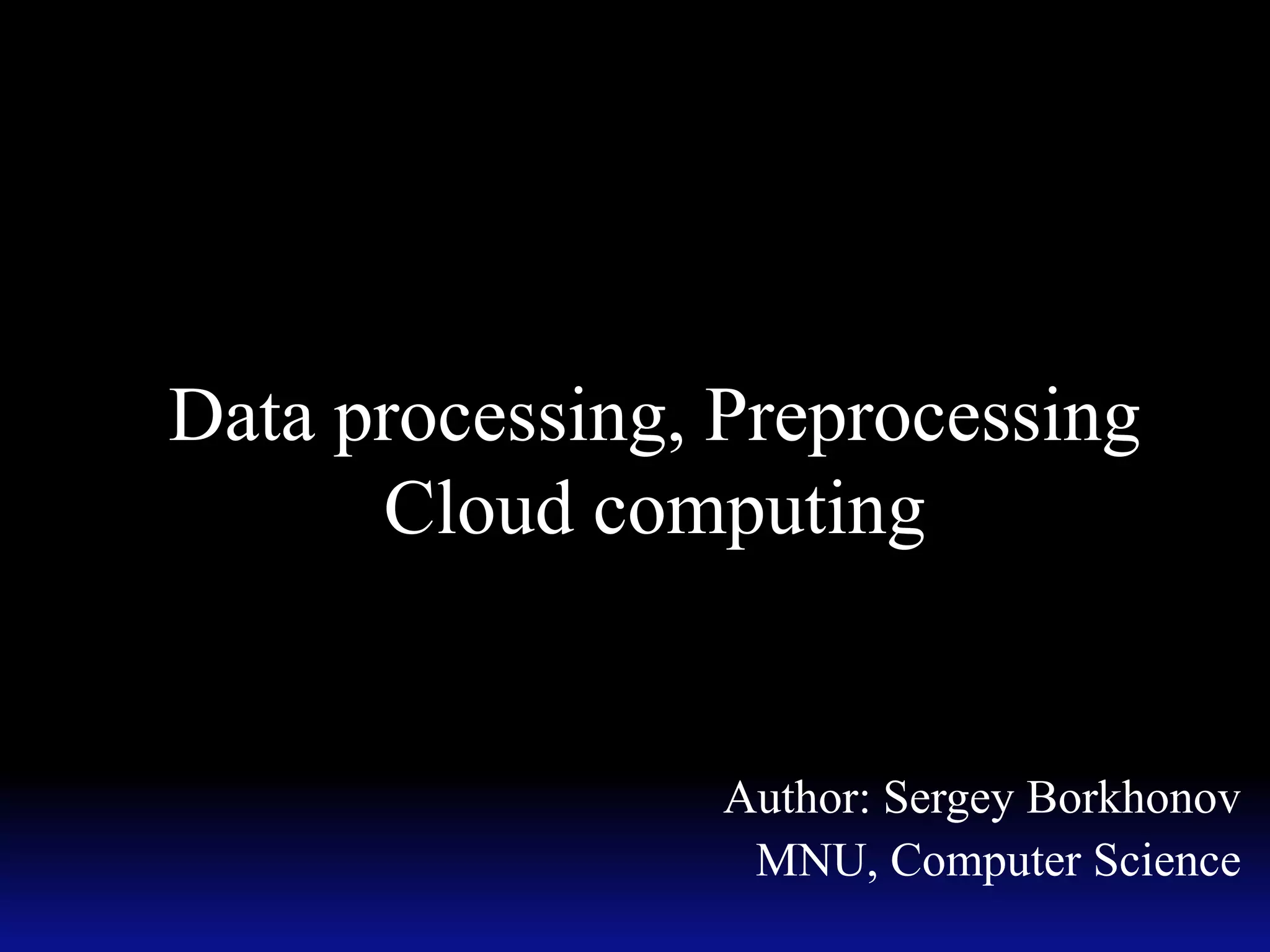 big data processing.pptx | Databases | Computer Software and Applications