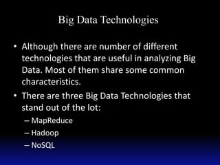 big data processing.pptx | Databases | Computer Software and Applications
