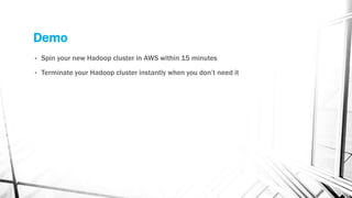 Big data prototyping in AWS cloud | PPTX