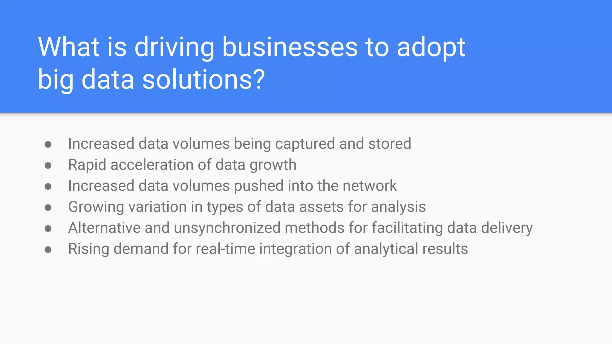 Big Data Readiness & Business Intelligence Capabilities Matrix | PDF ...