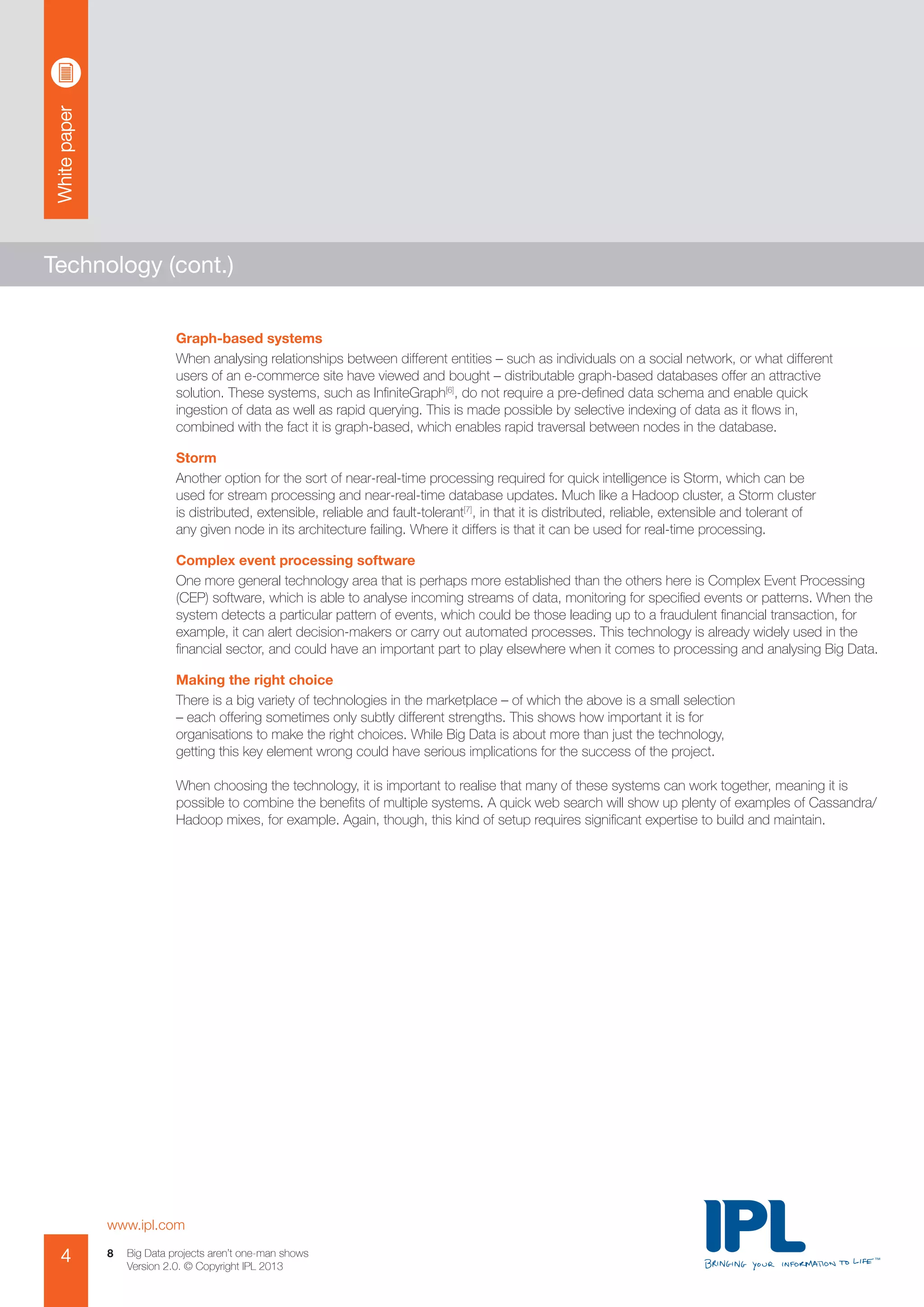 Big Data Readiness White Paper Pdf