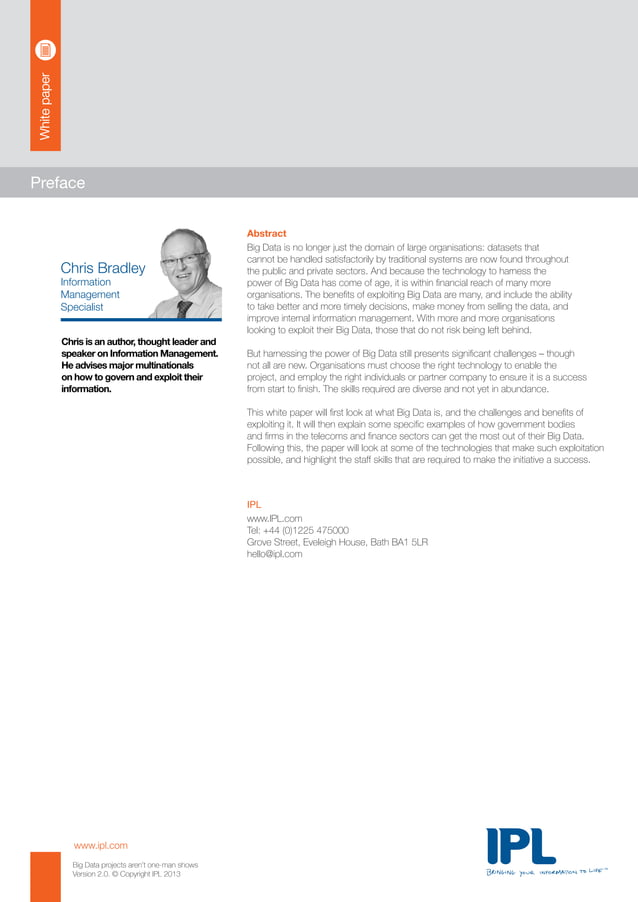 Big Data Readiness White Paper Pdf