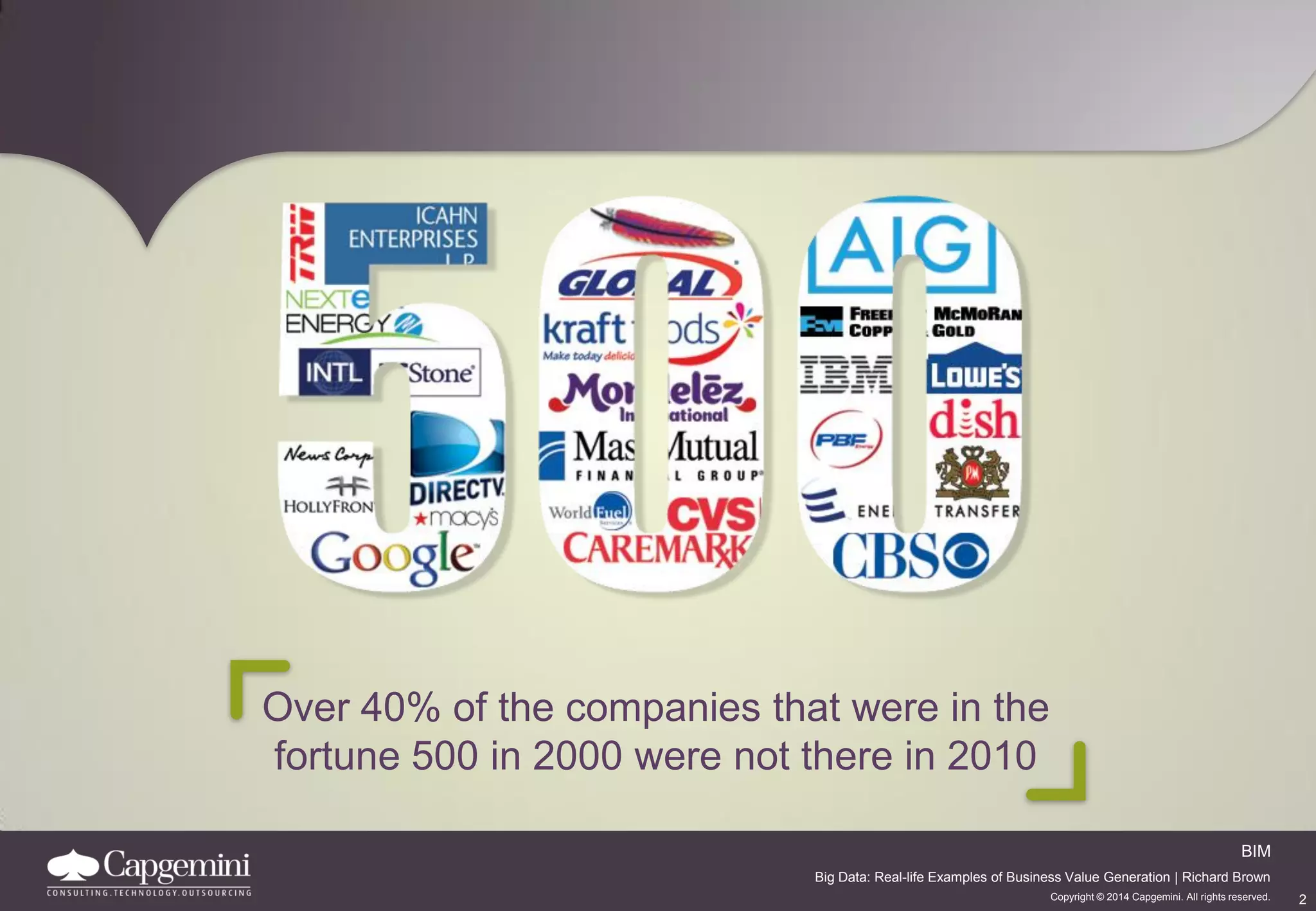 Big Data: Real-life examples of Business Value Generation with Cloudera ...