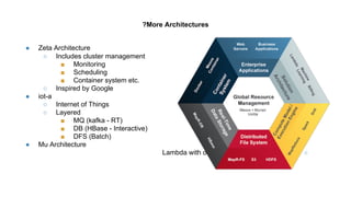 Big data real time architectures | PPT