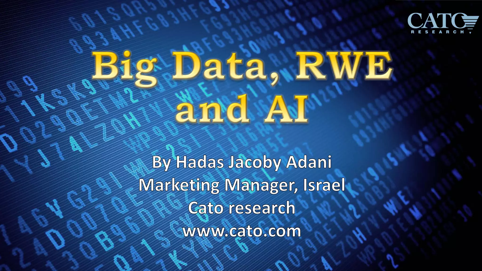 Big data, RWE and AI in Clinical Trials made simple | PDF