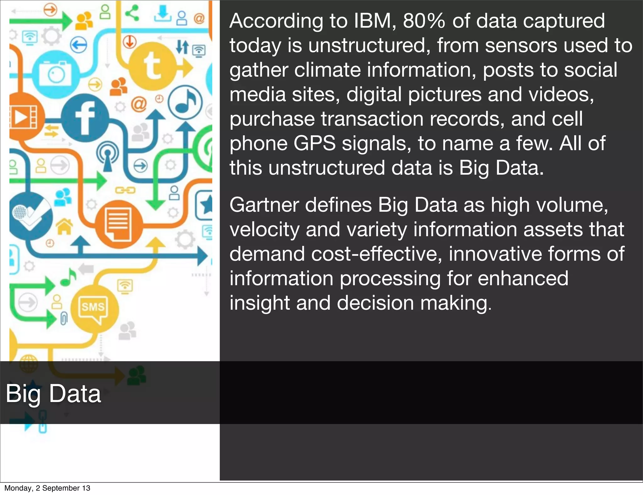 Big Data & Future - Big Data, Analytics, Cloud, SDN, Internet of things | PPT