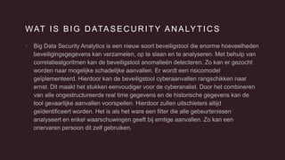 Big data security analytics | PPT