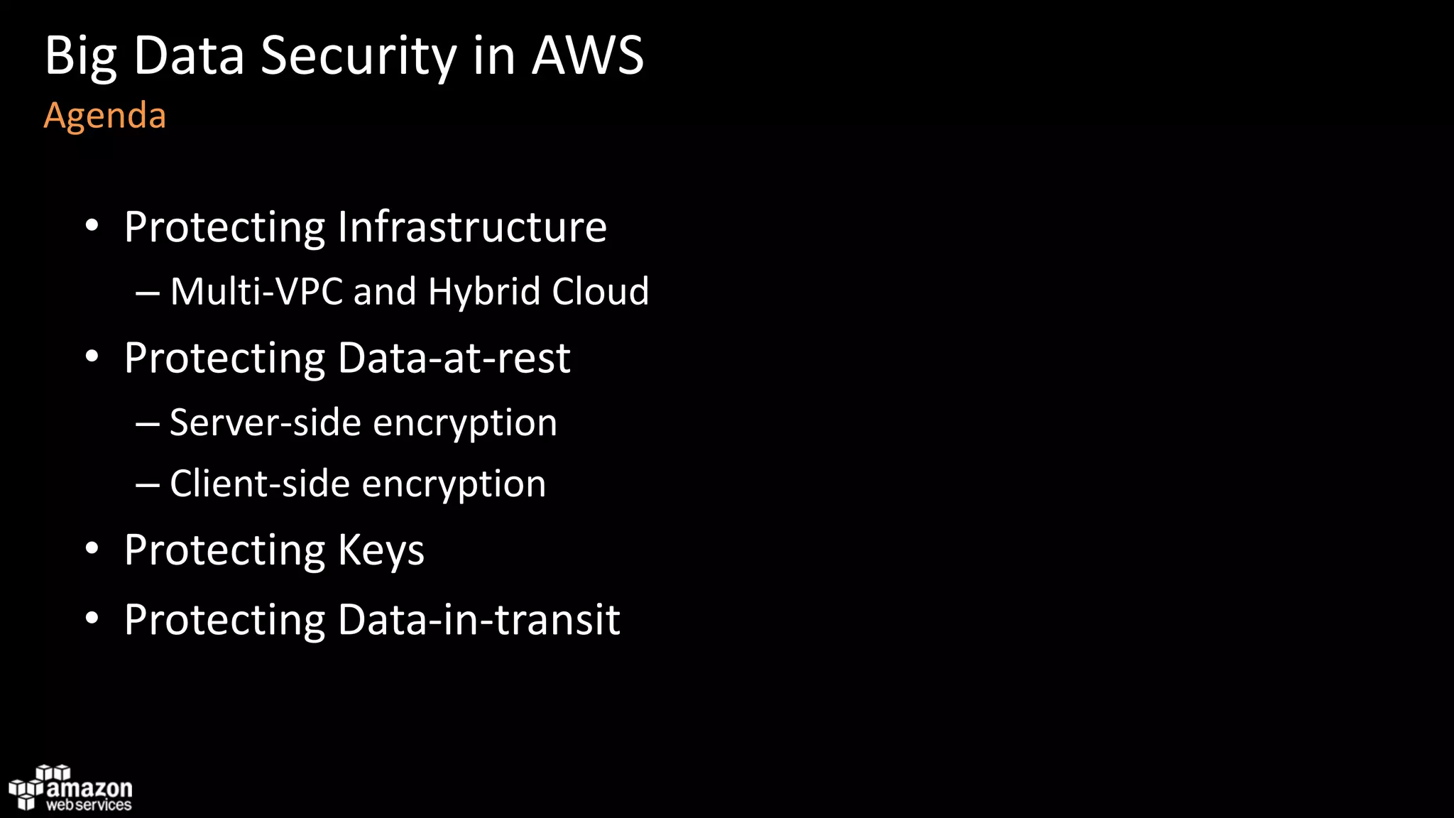 Big data security in AWS.pptx | Cloud Computing | Internet