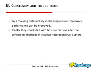 BIGDATA- Survey on Scheduling Methods in Hadoop MapReduce Framework | PDF