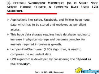 BIGDATA- Survey on Scheduling Methods in Hadoop MapReduce | PPT