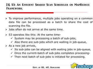 BIGDATA- Survey on Scheduling Methods in Hadoop MapReduce | PPT