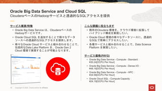 [旧版]Big Data Service Overview 2020年4月版 | PPT