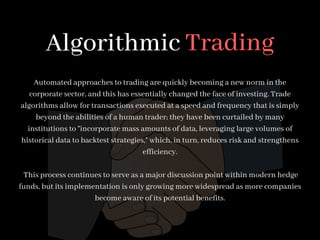 Big Data's Impact on Finance | PPT