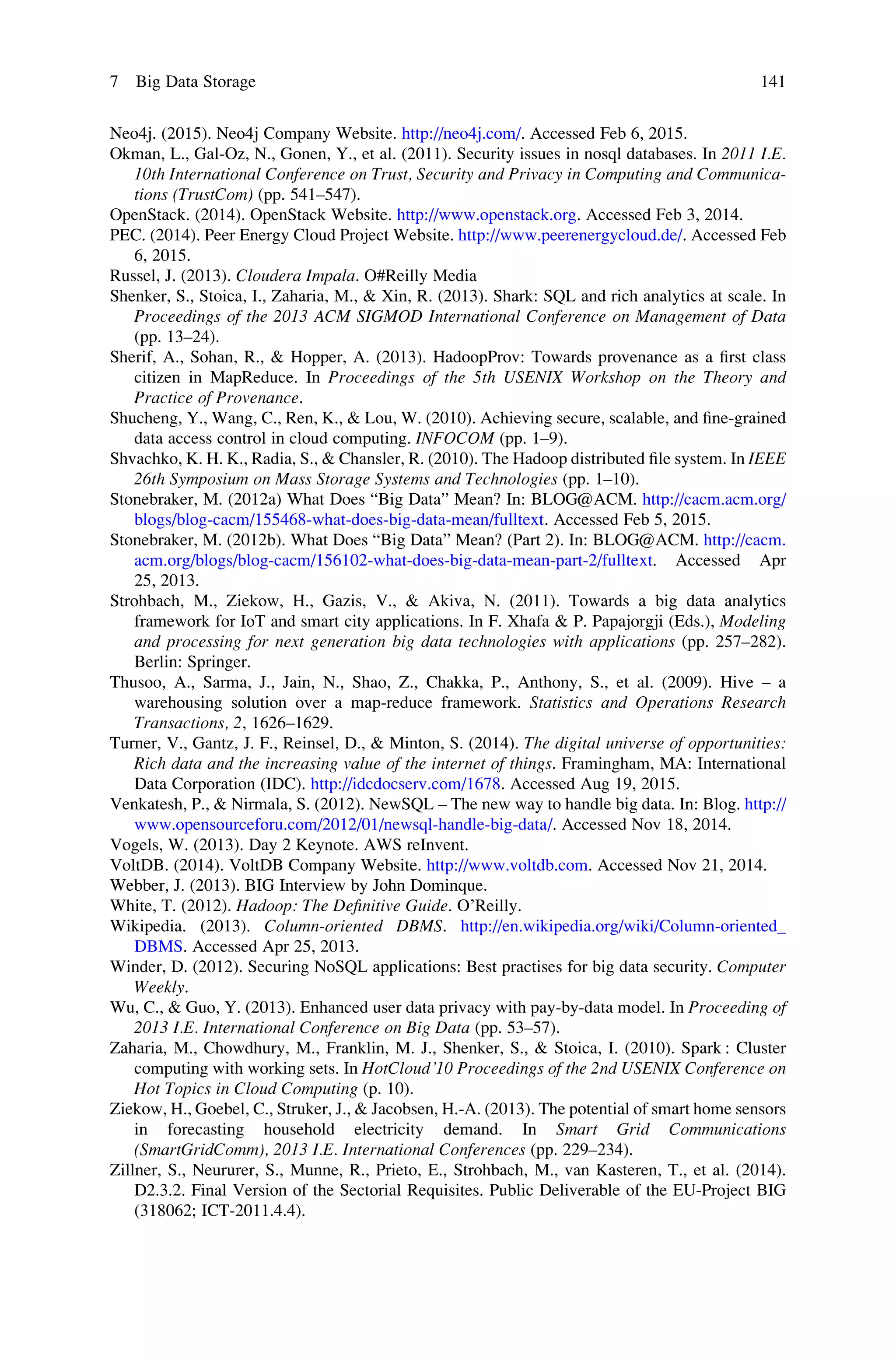 Big data storage | PDF