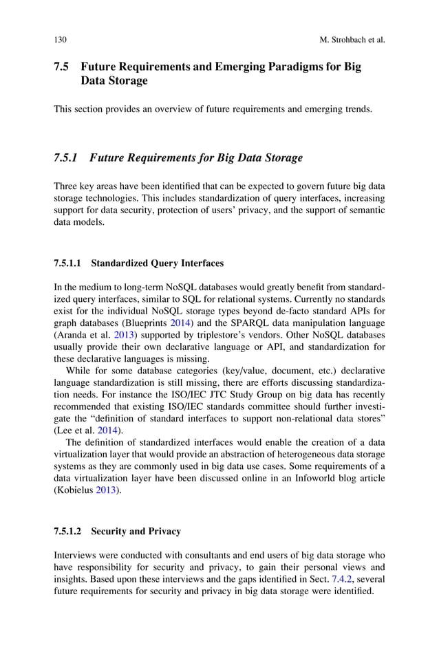 Big data storage | PDF | Databases | Computer Software and Applications