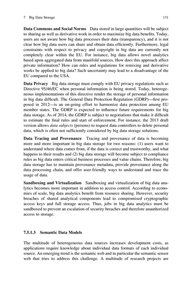 Big data storage | PDF | Databases | Computer Software and Applications