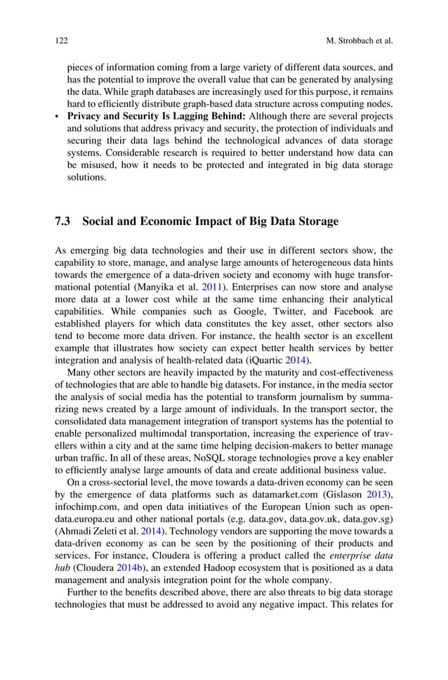Big data storage | PDF | Databases | Computer Software and Applications