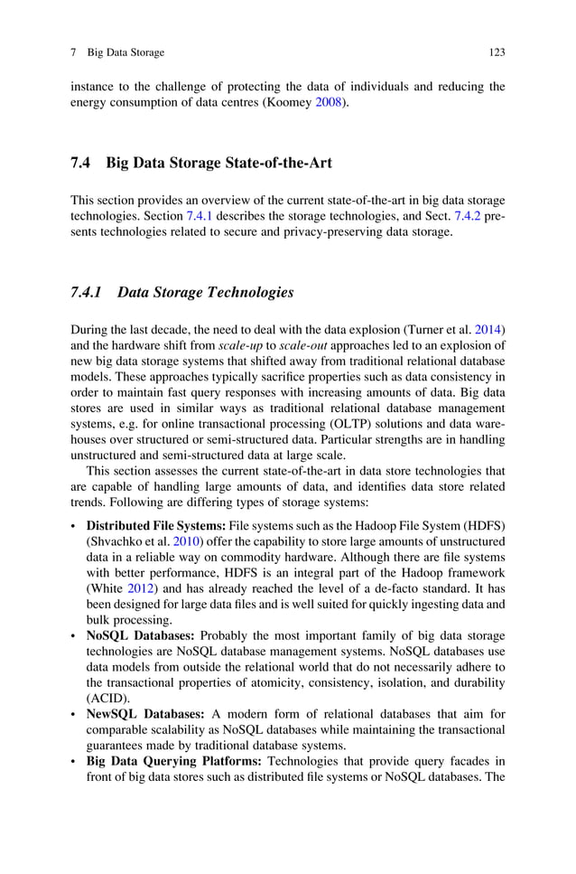 Big data storage | PDF | Databases | Computer Software and Applications