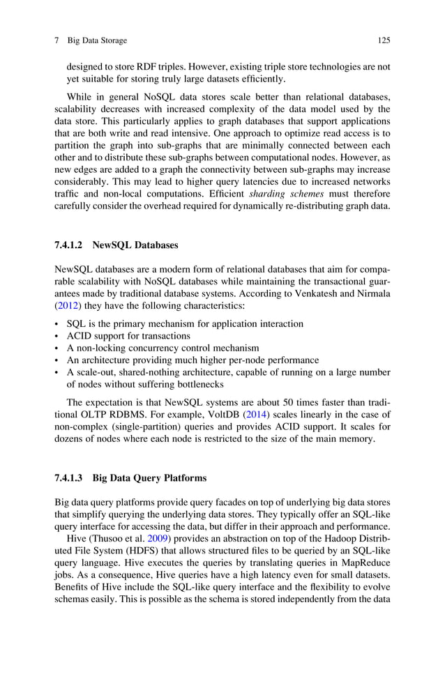Big data storage | PDF | Databases | Computer Software and Applications
