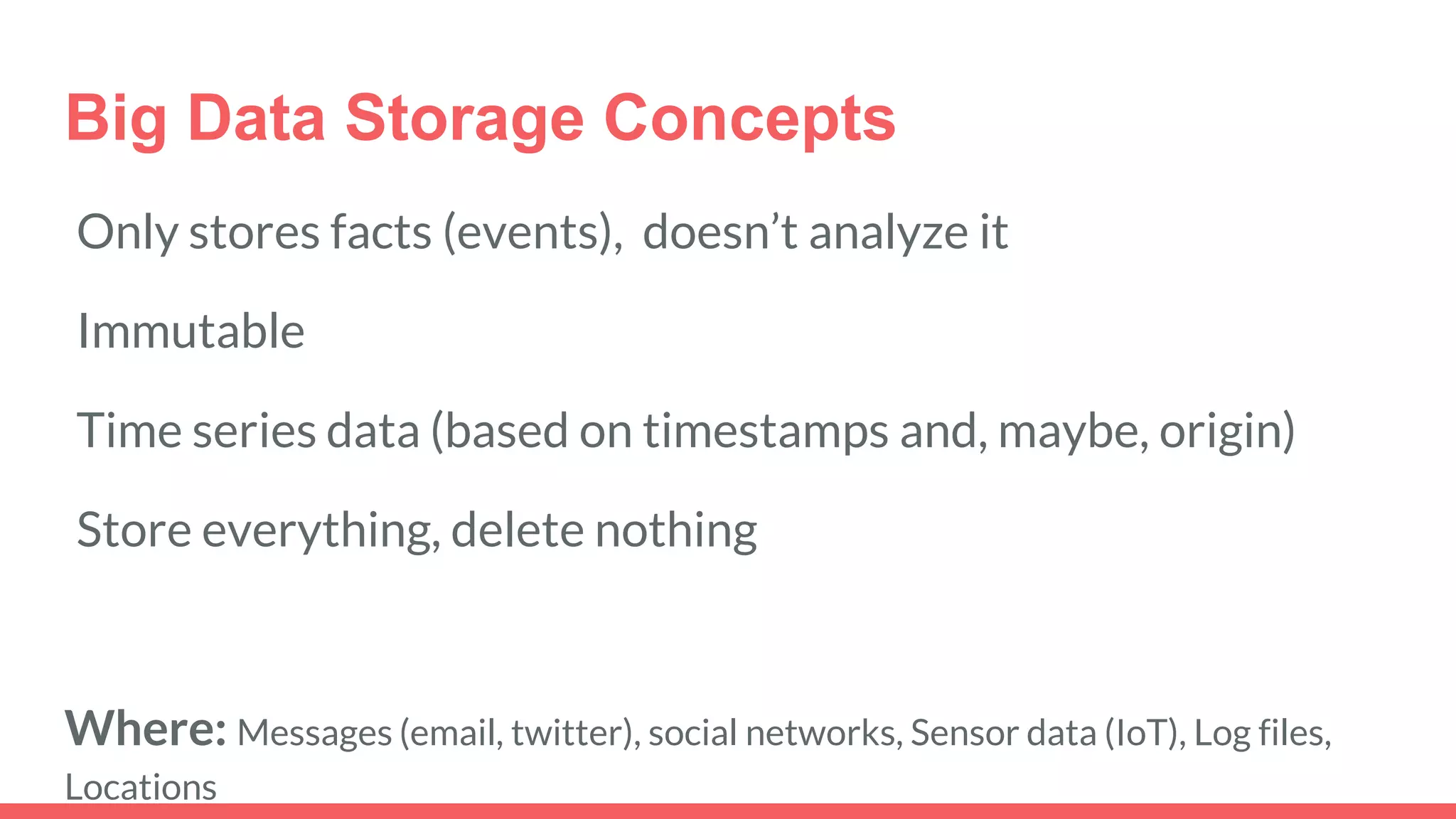 Big data storages | PPTX