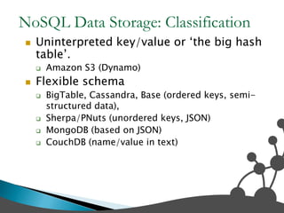 Big data technology unit 3 | PPTX