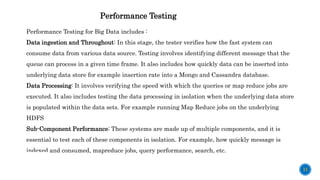 Big Data Testing Approach - Rohit Kharabe | PPTX