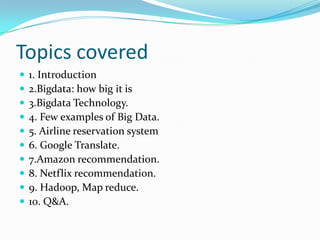 Big data introduction | PPTX