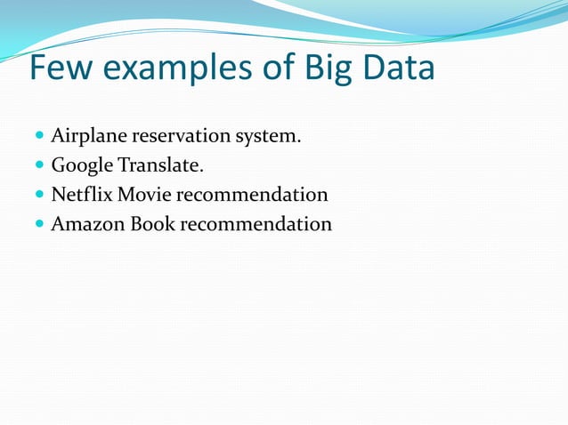 Big data introduction | PPT