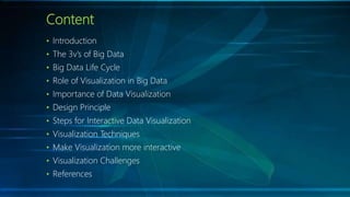 Big data visualization | PPTX