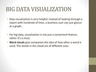 Big data visualization | PPTX