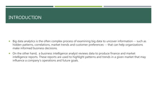 Big data vs business intelligence.pptx | Information Services Industry ...